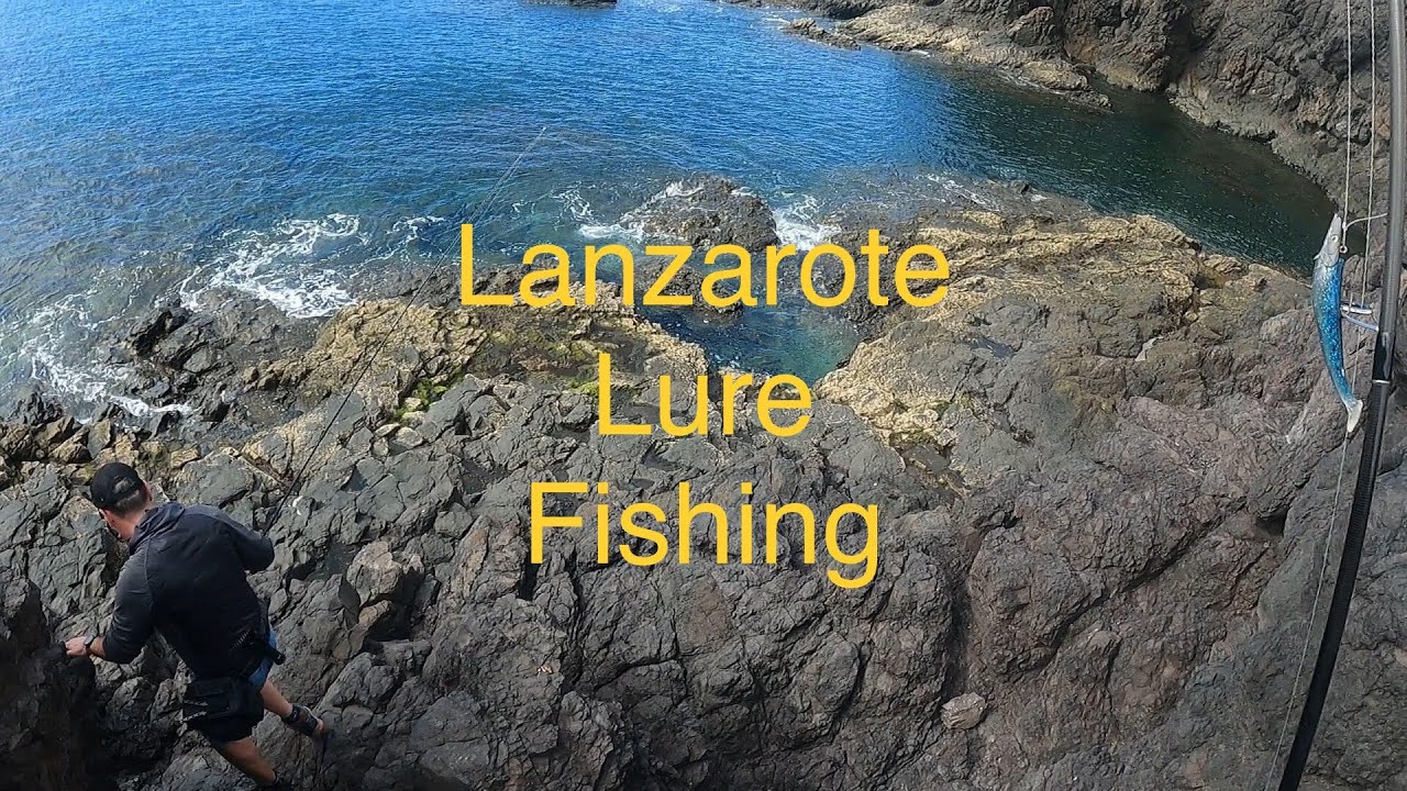 More Lanzarote lure fishing fun .! Flying C to the rescue - YouTube