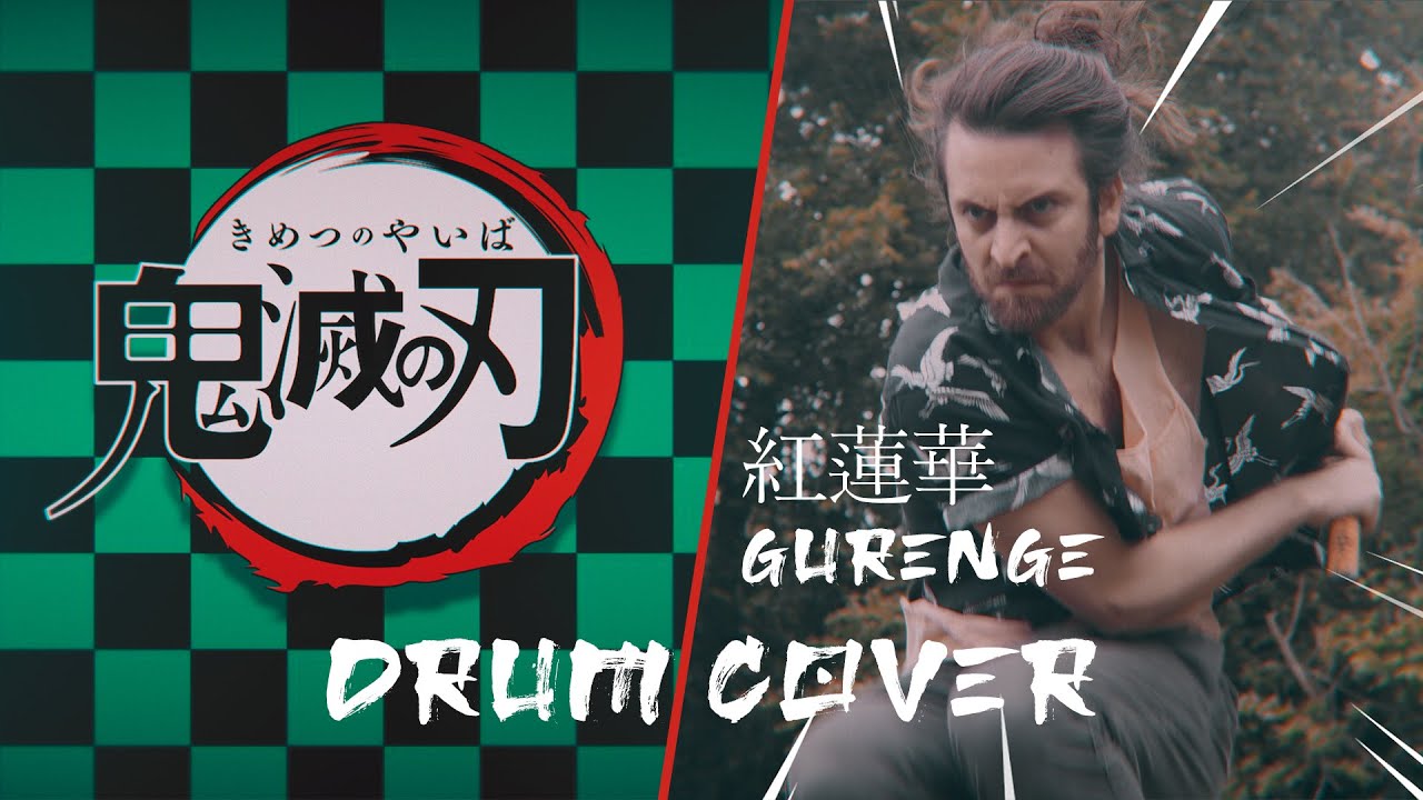 Demon Slayer: Kimetsu no Yaiba Anime Intro - LiSA "Gurenge" Drum Cover ...