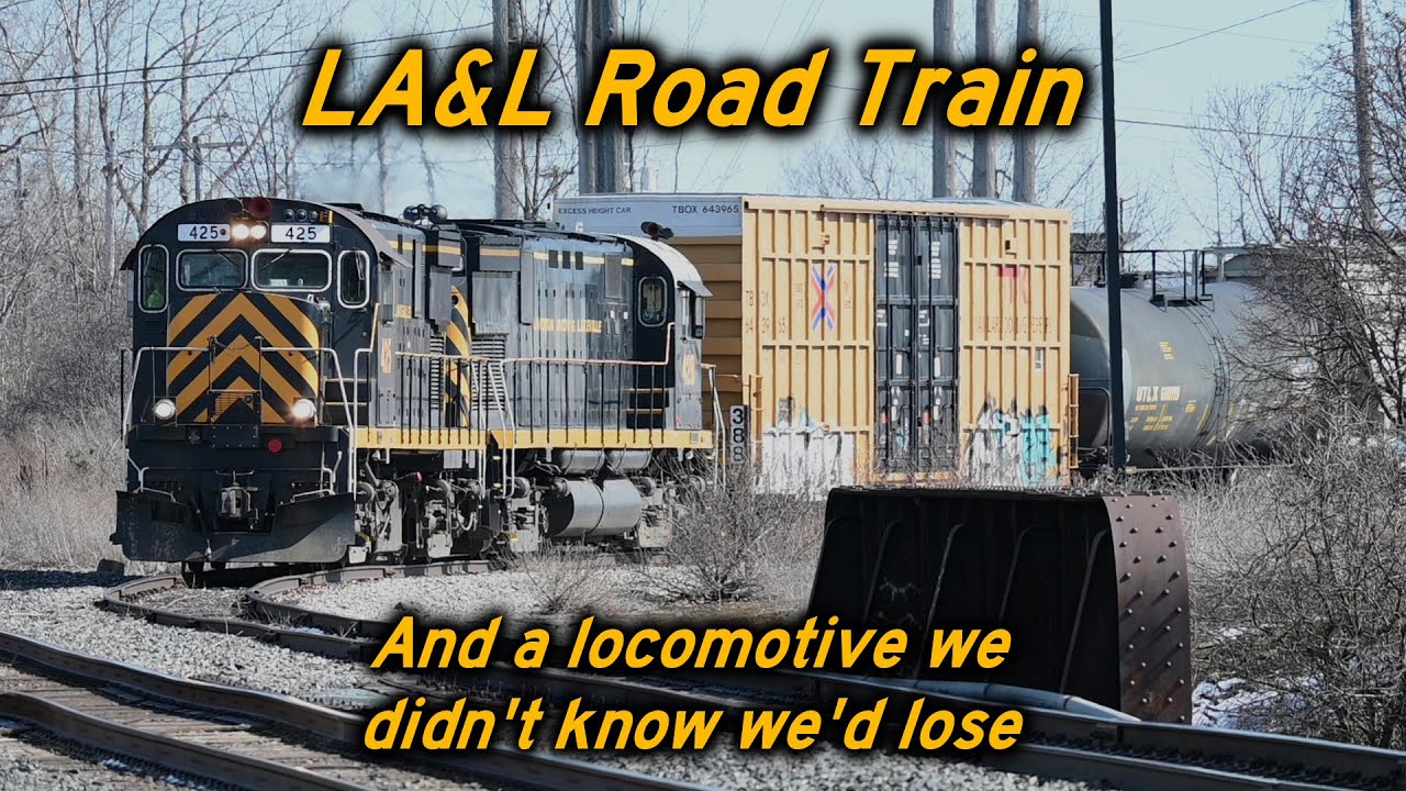 Livonia, Avon & Lakeville Road Train to Genesee Junction 3-11-24 - YouTube