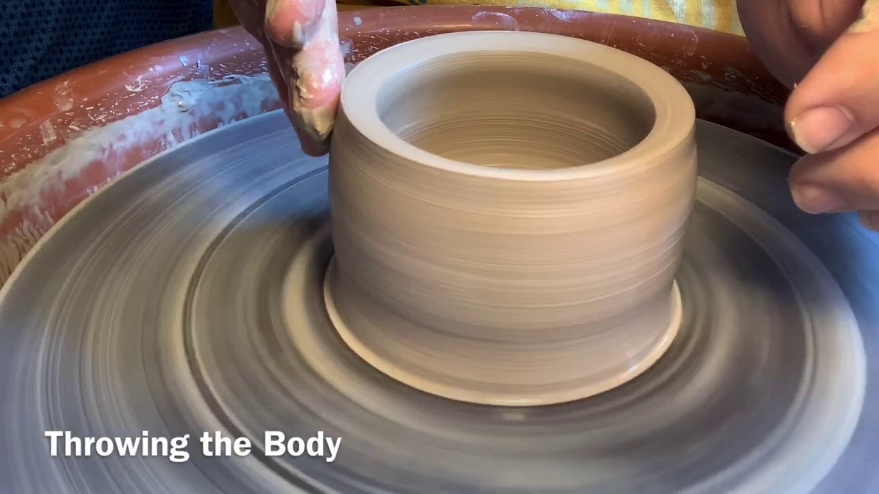 Throwing a Lidded Jar Part 1 - YouTube