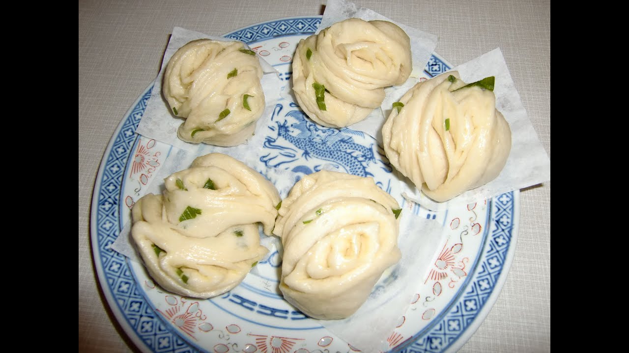 Steamed mandarin rolls / flower rolls ( Hanamaki ), 花卷 - YouTube