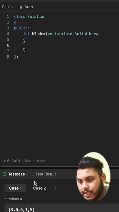 Find H-Index #coding #dsa #studenite #leetcode #dsalgo #ezsnippet #programming #algorithm #code ...