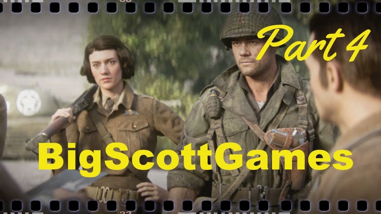 Call of Duty WW2 Walkthrough Part #4 Mission S.O.E (2017) spy mission ...
