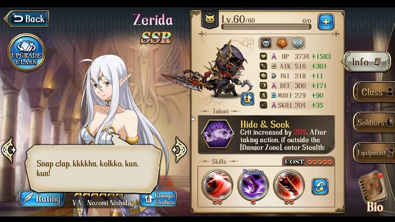 Langrisser M - няшная убийца - гайд на Зериду/Zerida - YouTube