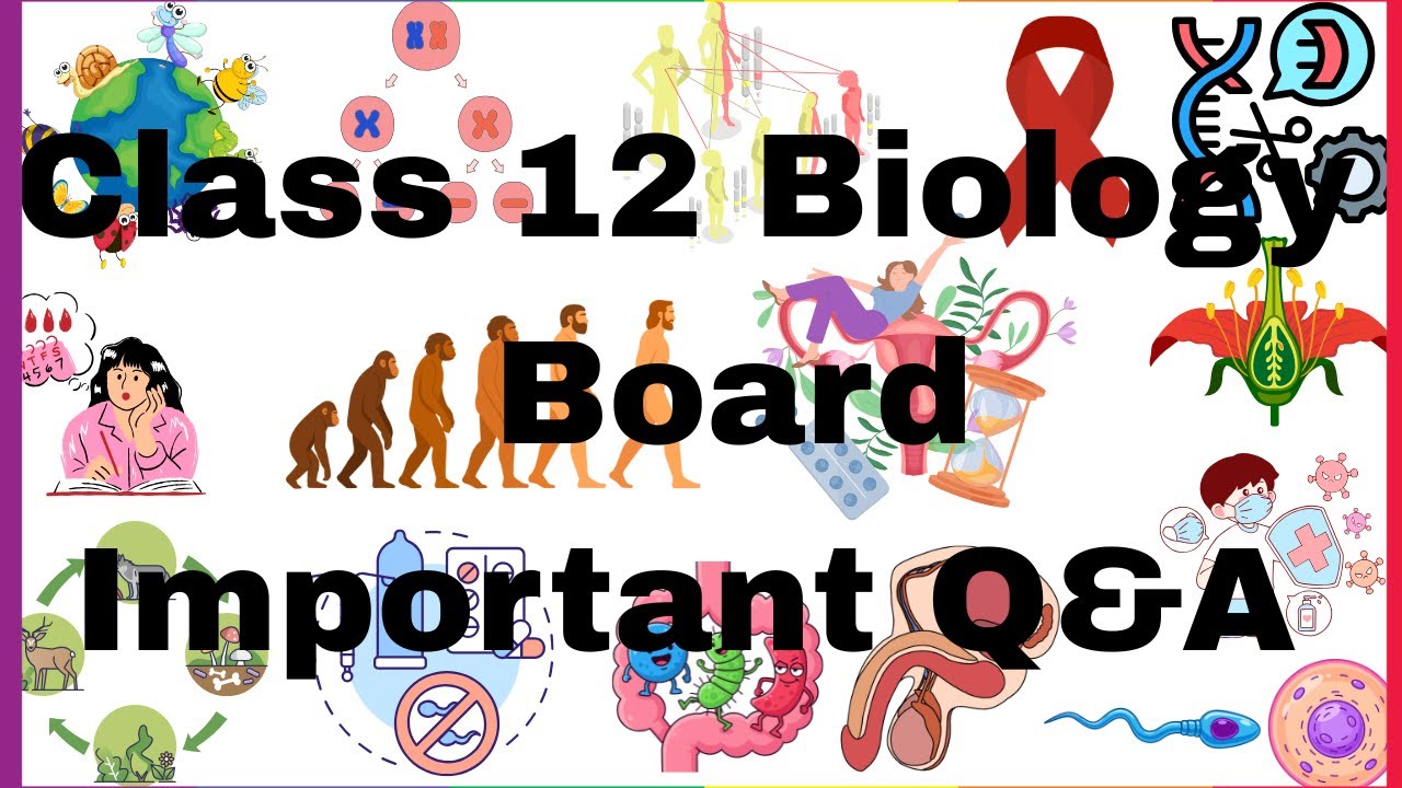 Class12 Biology Board Imp SHORT Questions & Answers | Full SYLL Rapid ...