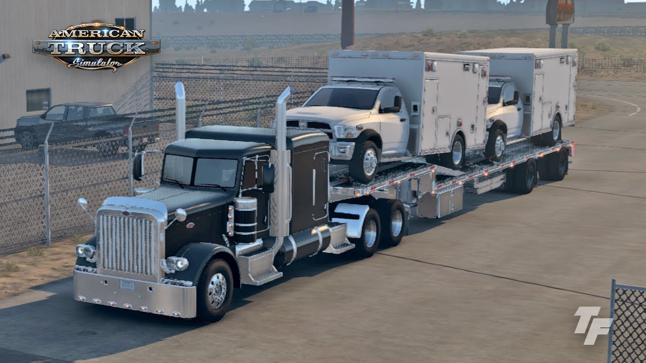 [ ATS ] - Trailer Mac Stepdeck 48` B4RT Mods - Ambulance Load ...