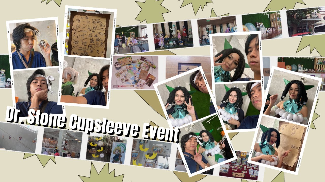 DR STONE CUPSLEEVE EVENT 2024 at QCup Cafe - YouTube