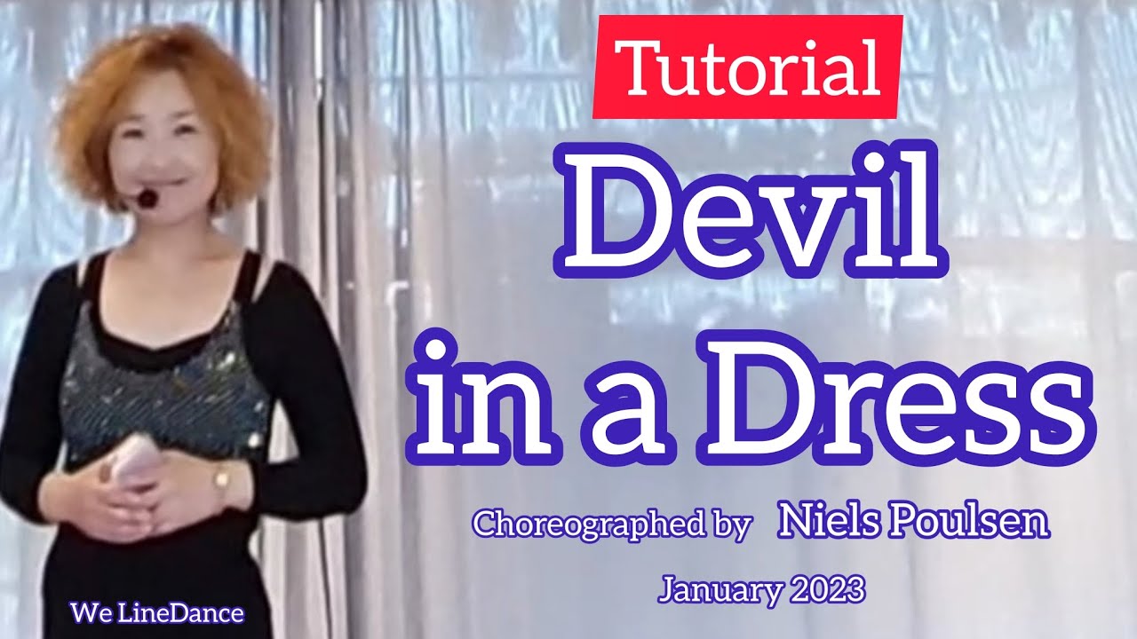 Tutorial : Devil in a Dress linedance - YouTube