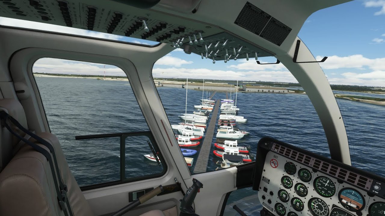 Freeport Harbour, Bahamas, Caribbean in the Bell 407 | Microsoft Flight ...