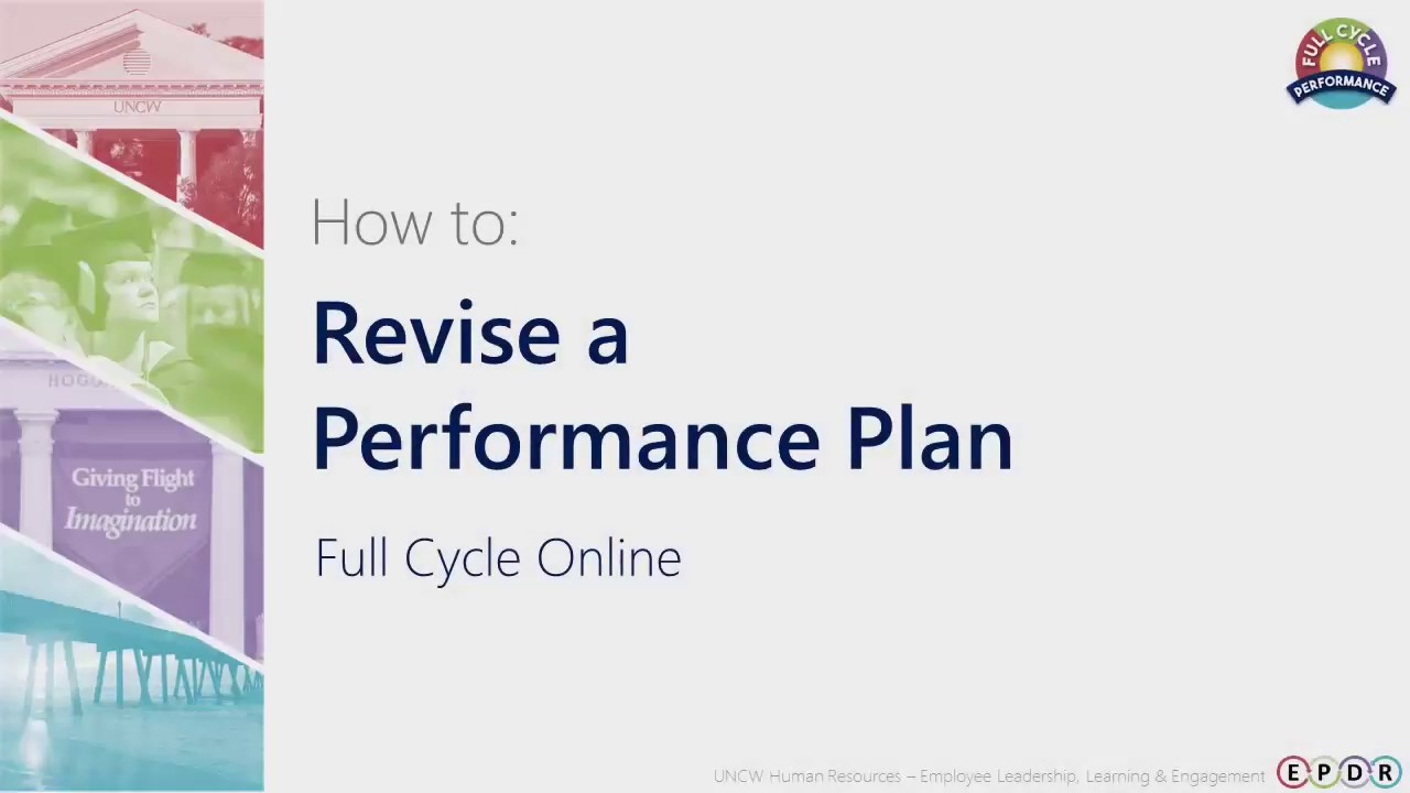 How to Revise a Performance Plan (Full Cycle Online) - YouTube