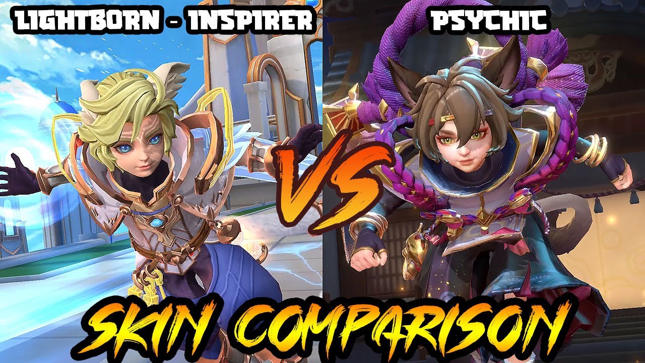 HARITH - PSYCHIC COLLECTOR SKIN VS. LIGHTBORN - INSPIRER SKIN - SKIN ...