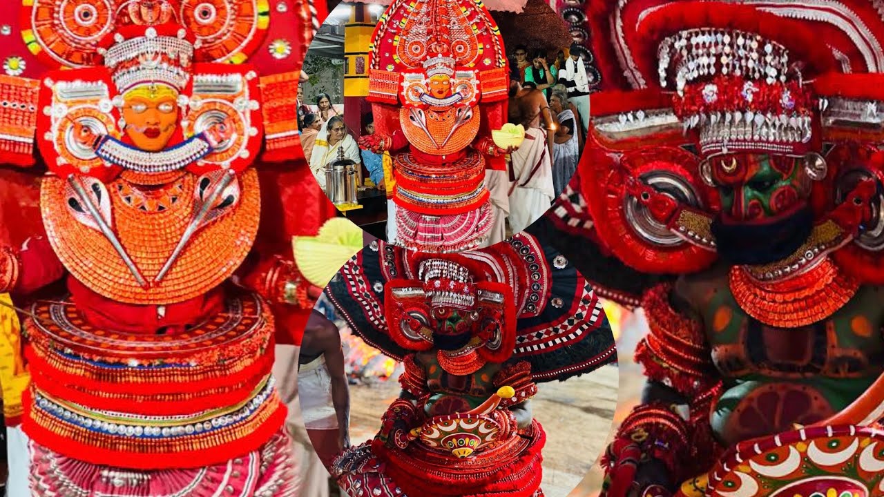 Chalil vishnumoorthi paradevatha temple theyyam 2023 - Day 3 - YouTube