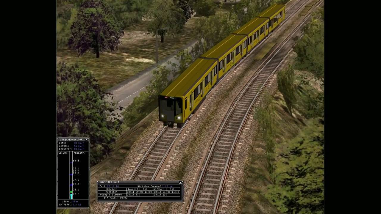 MSTS U-Bahn Berlin Subway Ruhleben - Pankow U2 Hk-Zug - YouTube