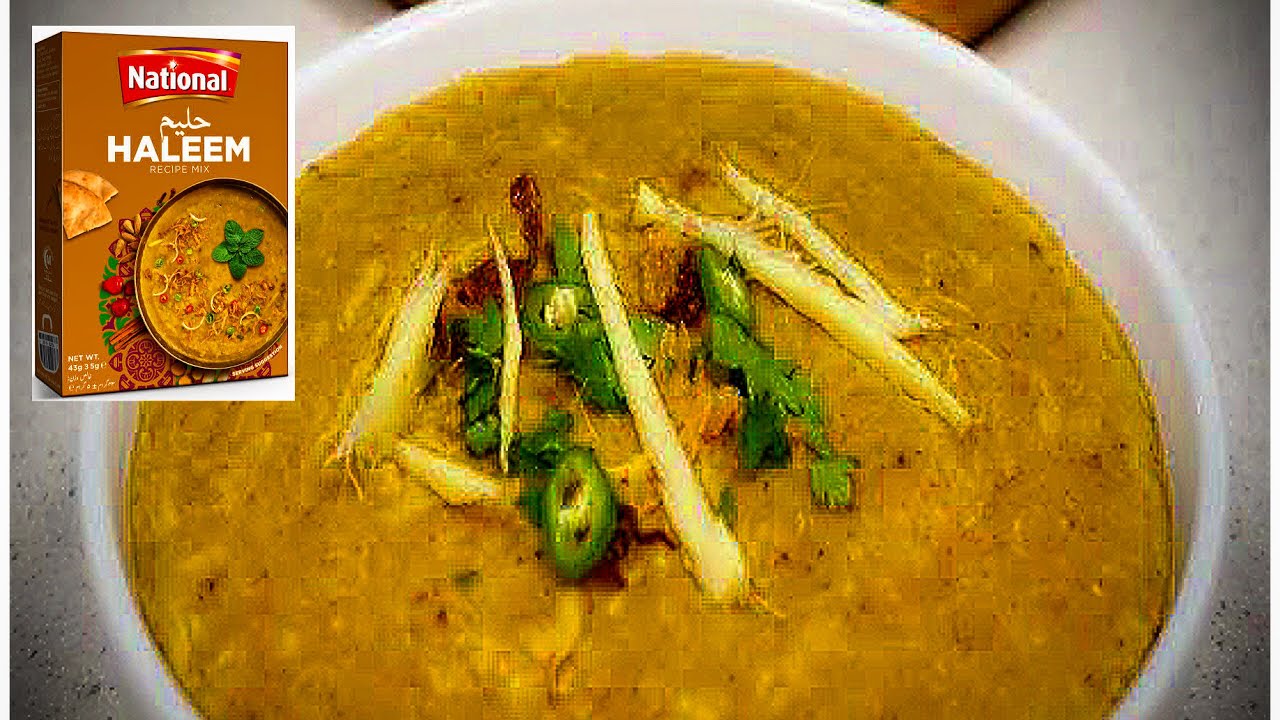 National Haleem Mix Recipe || Easy And Quick Haleem Recipe || Mazedar ...