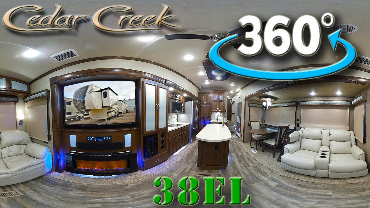 VR 360° Tour New RV 2017 FOREST RIVER CEDAR CREEK CHAMPAGNE 38EL Fifth ...
