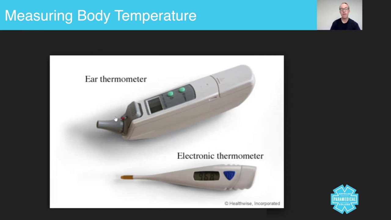 Measuring Body Temperature - Australian Paramedical College - YouTube