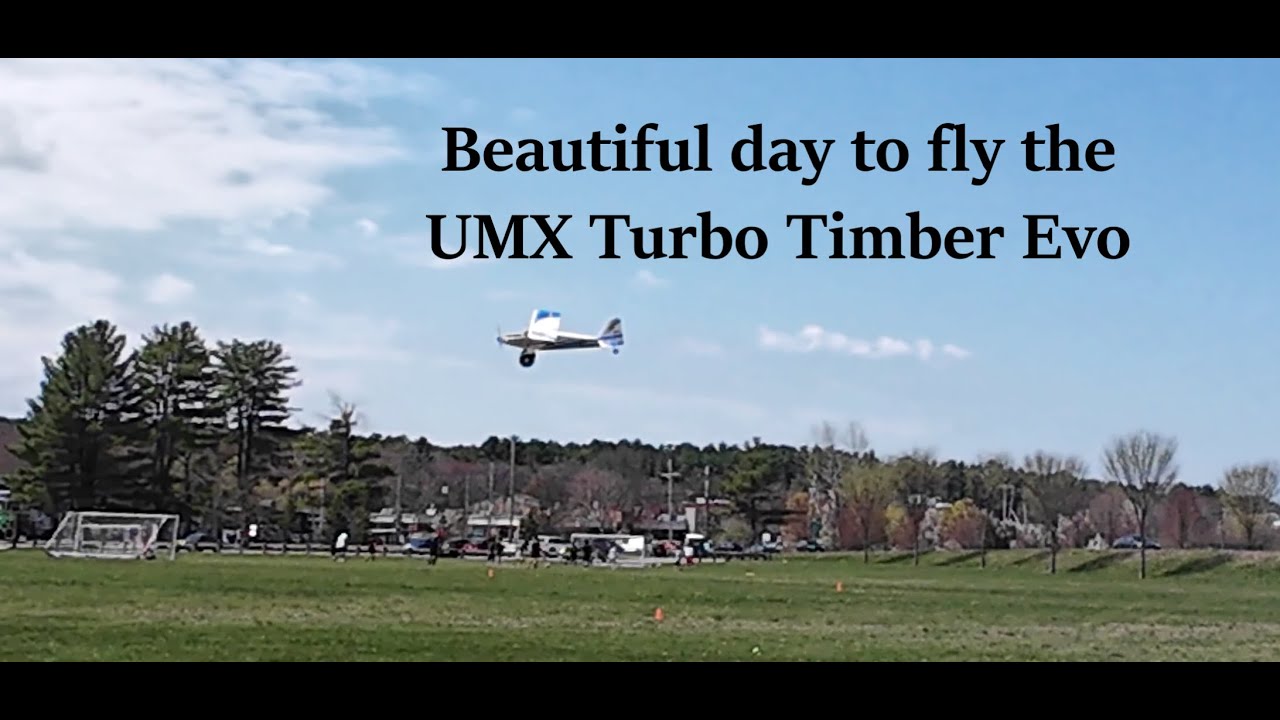 Beautiful sunny day to fly the UMX Turbo Timber Evolution - extended ...