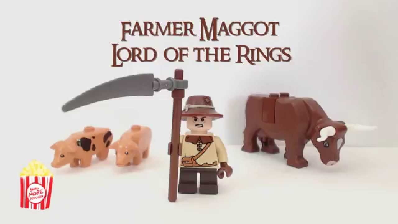 LEGO FARMER MAGGOT - Custom Minifigures #9 - LOTR Farmer Maggot - YouTube