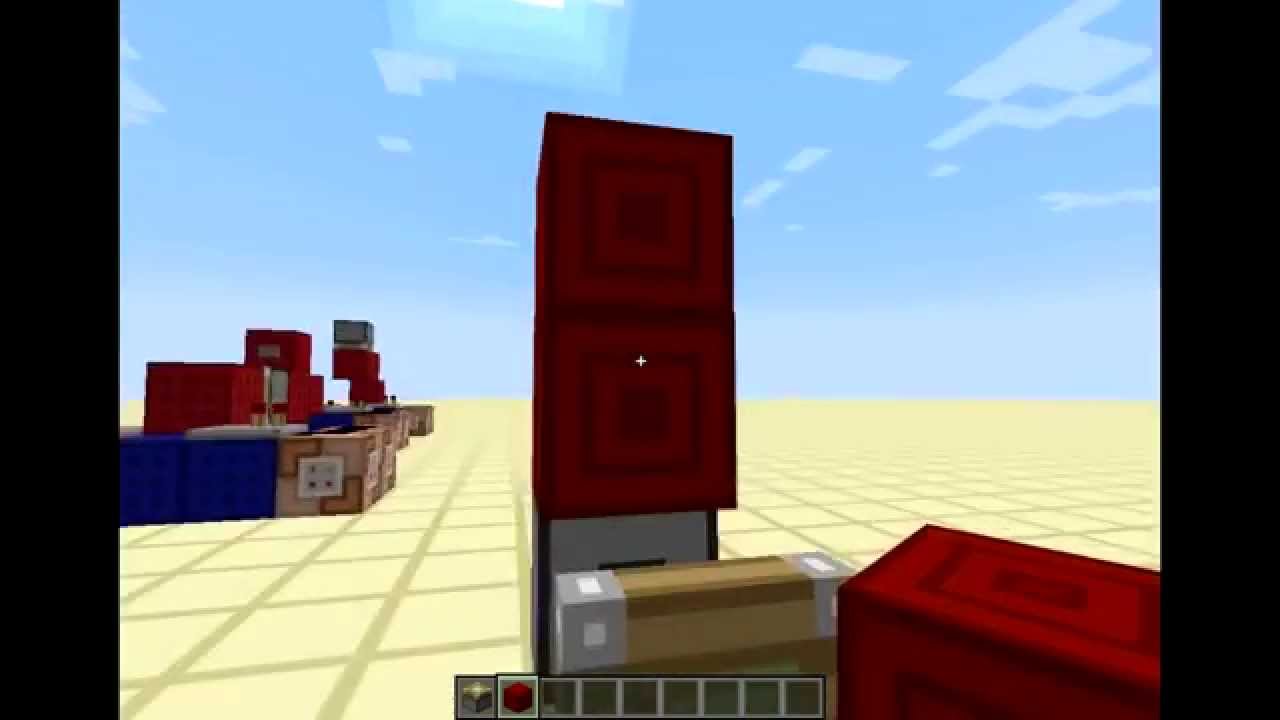 Redstone 1x1x2 bud-switch? - YouTube