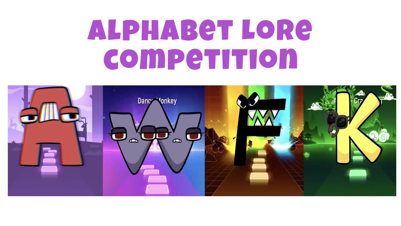 Alphabet Lope Game - Tiles Hop EDM Rush - YouTube