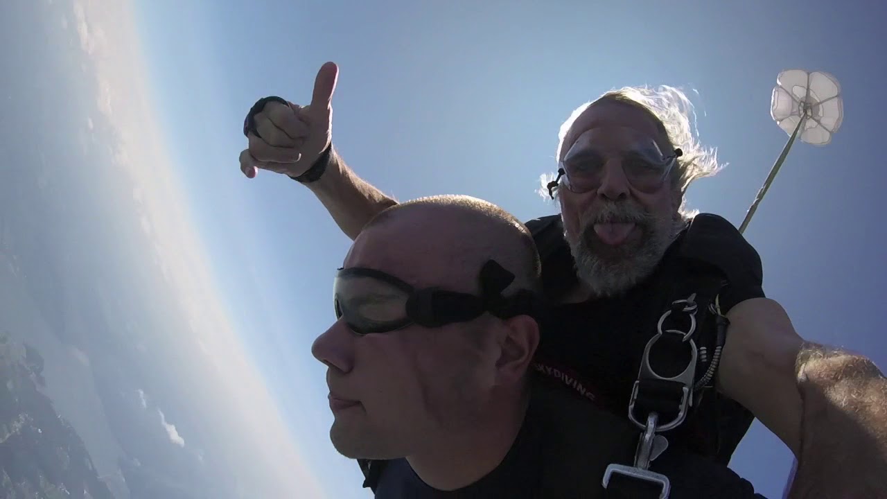 Tandem Skydive | Shawn from Pennington Cape, VA - YouTube
