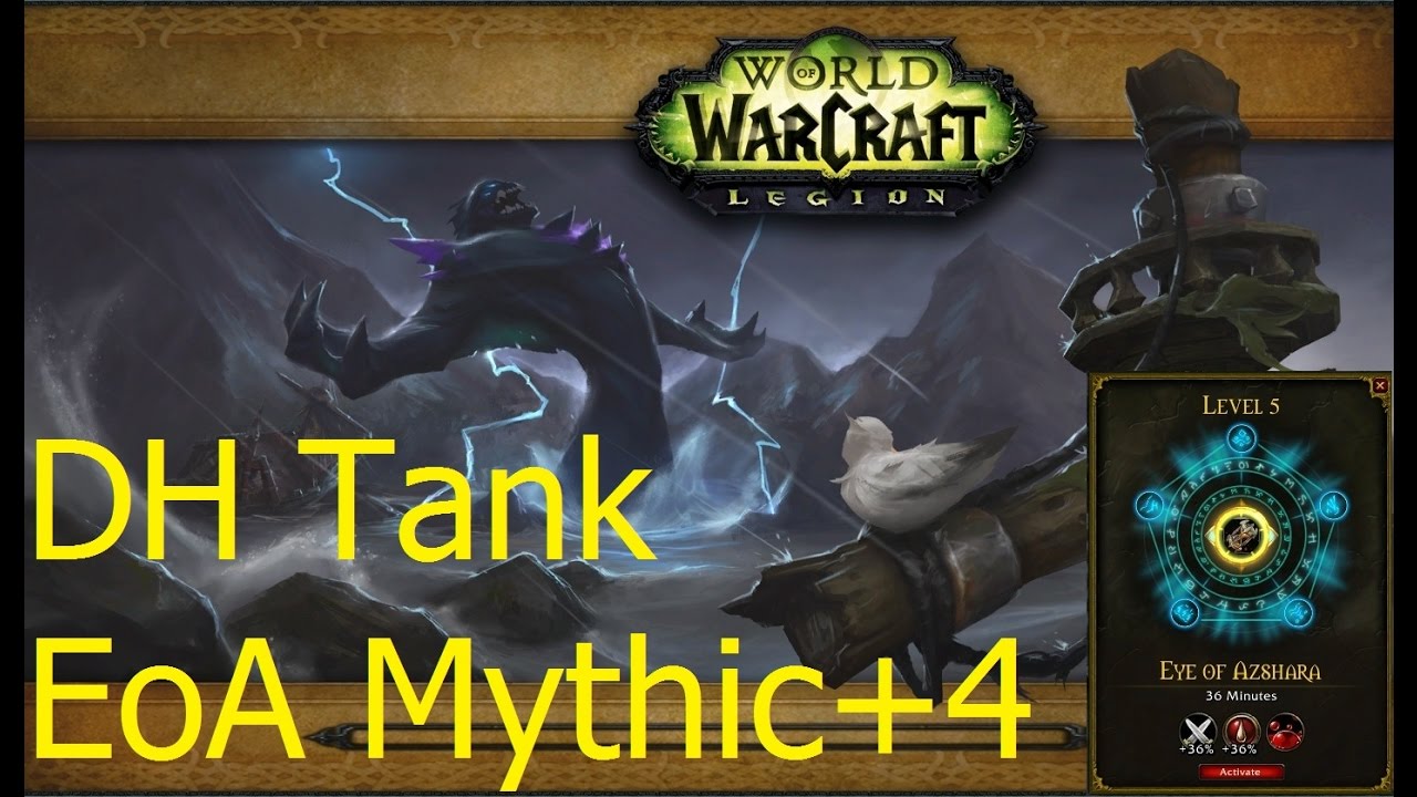 Vengeance Demon Hunter Tank Mythic+4 Eye Of Azshara - YouTube