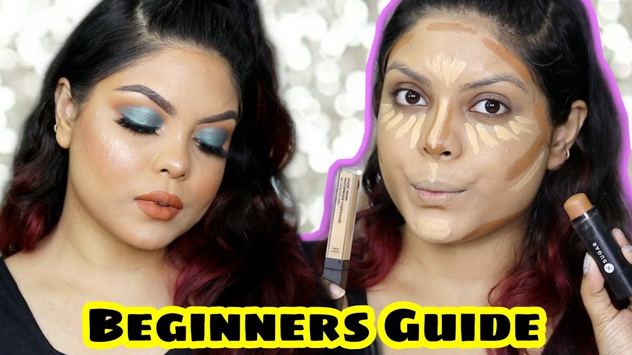 HOW TO CONTOUR ROUND FACE | BEGINNERS MAKEUP GUIDE - YouTube
