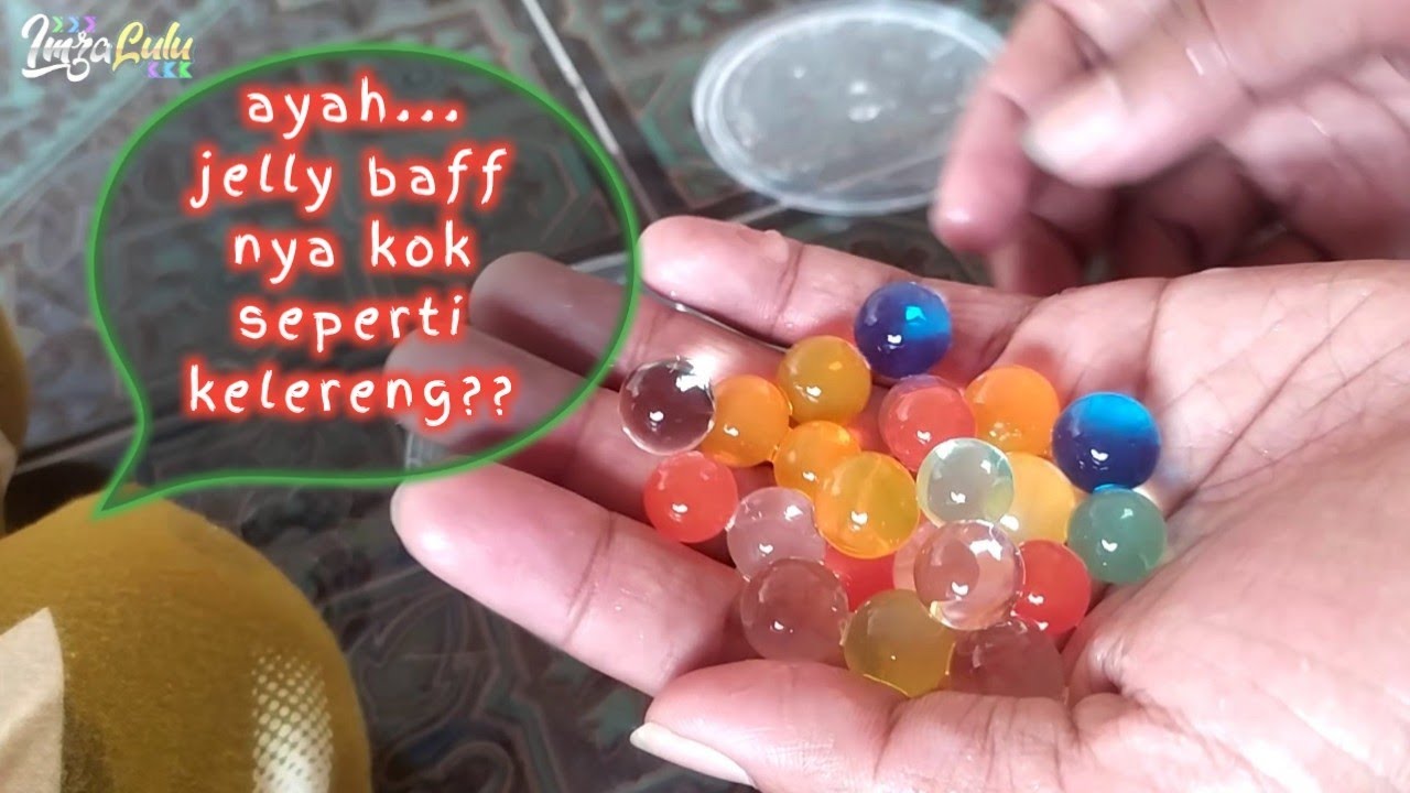 Review jelly baff kok seperti kelereng ya? #jellyball #jellybuff # ...