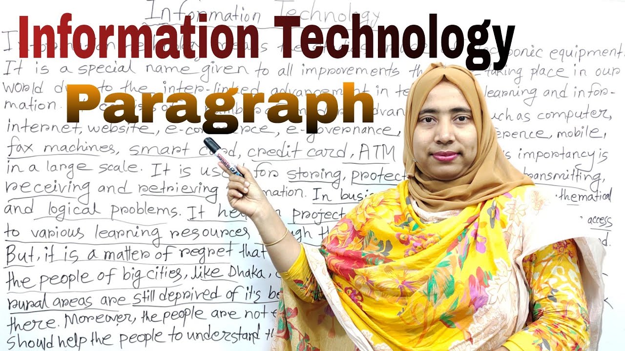 Eassy on Information Technology || SSC Paragraph IT তথ্যপ্রযুক্তি ...