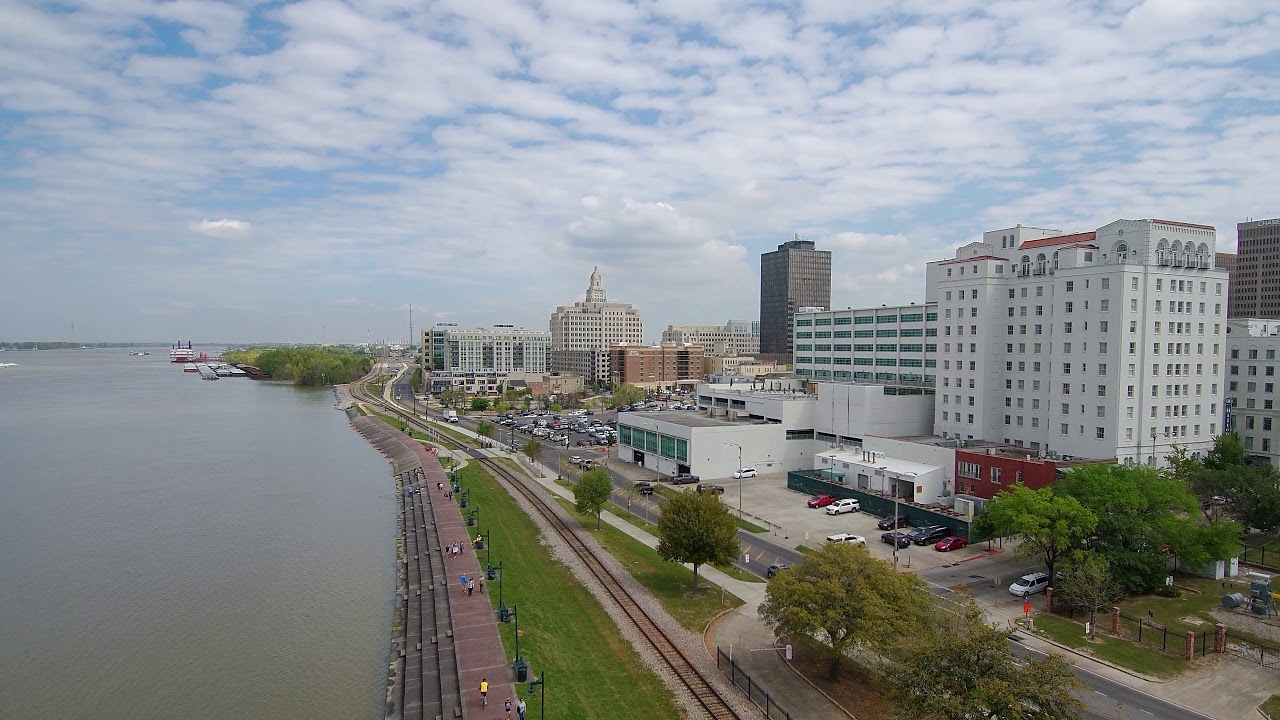 Baton Rouge Riverfront High Water 3/24/2019 - YouTube