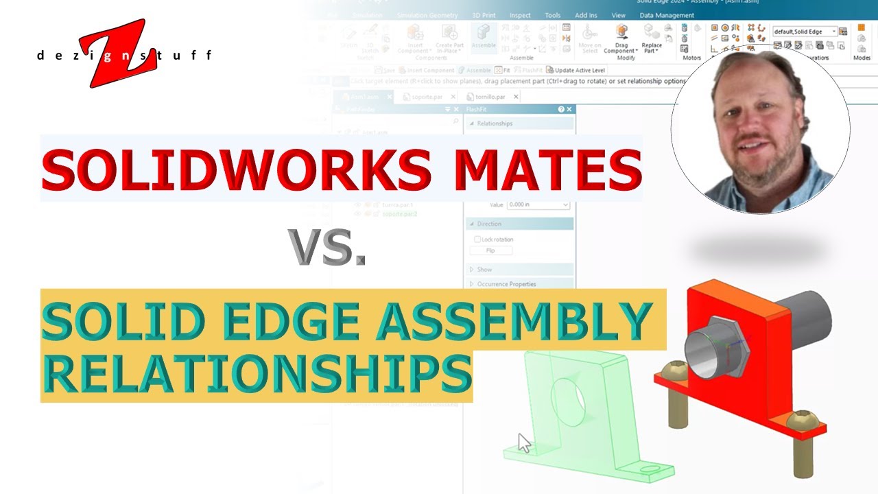 9. Decoding Solid Edge Assembly Relationships vs. SolidWorks Mates ...