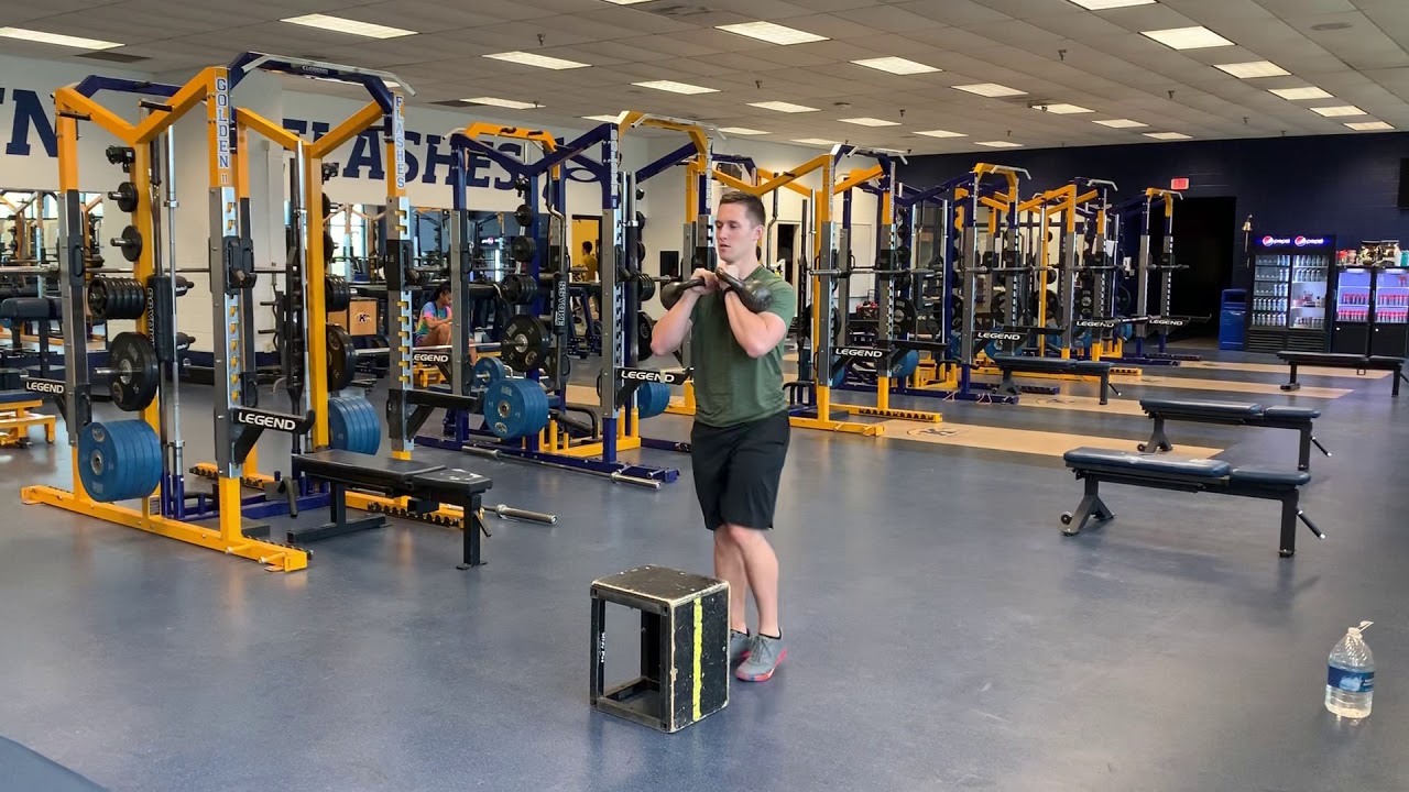 KB Front Rack Step Up - YouTube