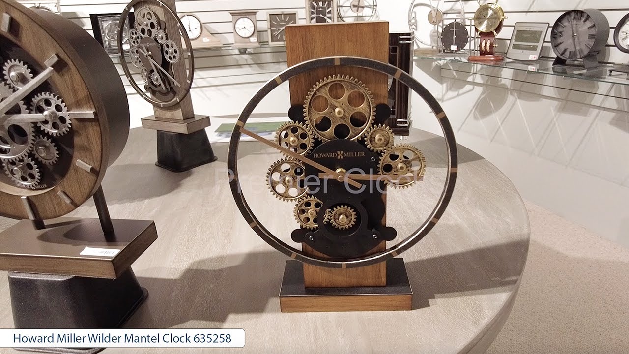 Howard Miller Wilder Mantel Clock 635258 at Premier Clocks - YouTube