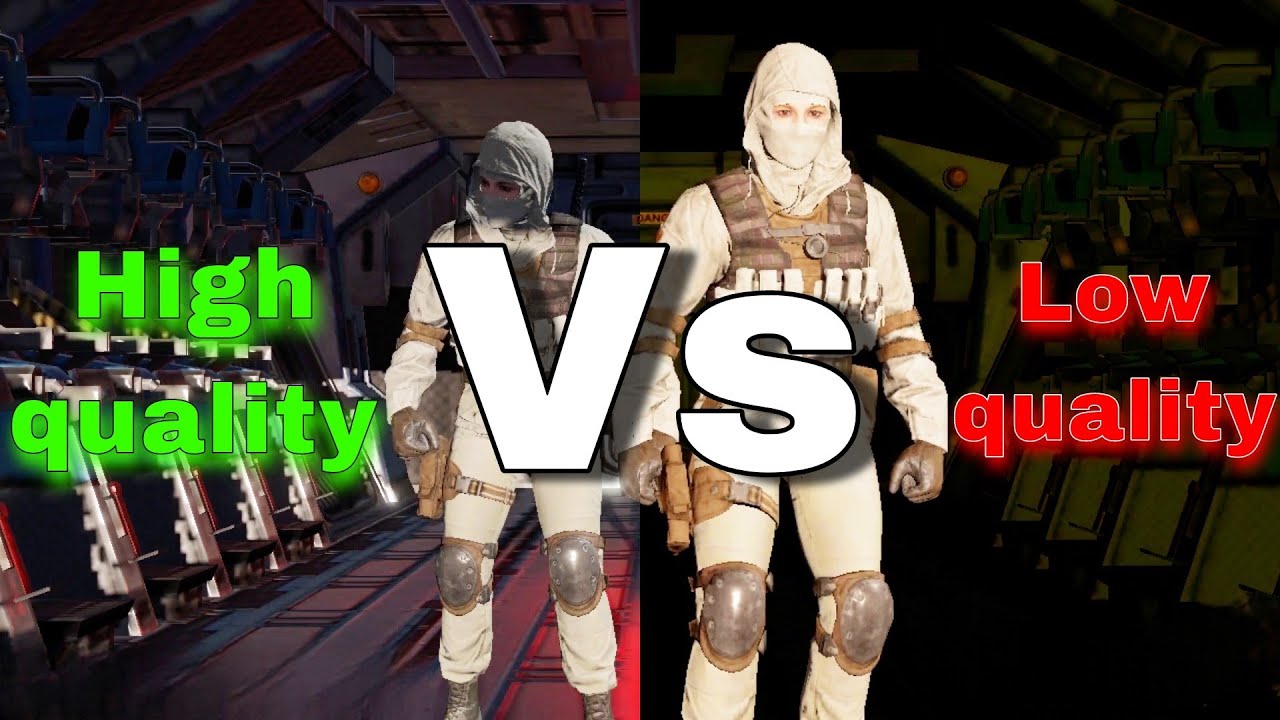Low vs high quality in battleroyal - codm - YouTube