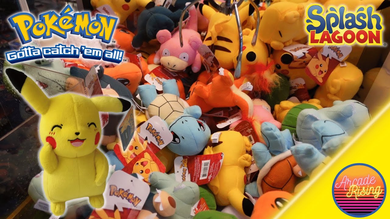 Pokemon Claw Machine Wins! How Many Pokemon Prizes Can We Catch? - YouTube