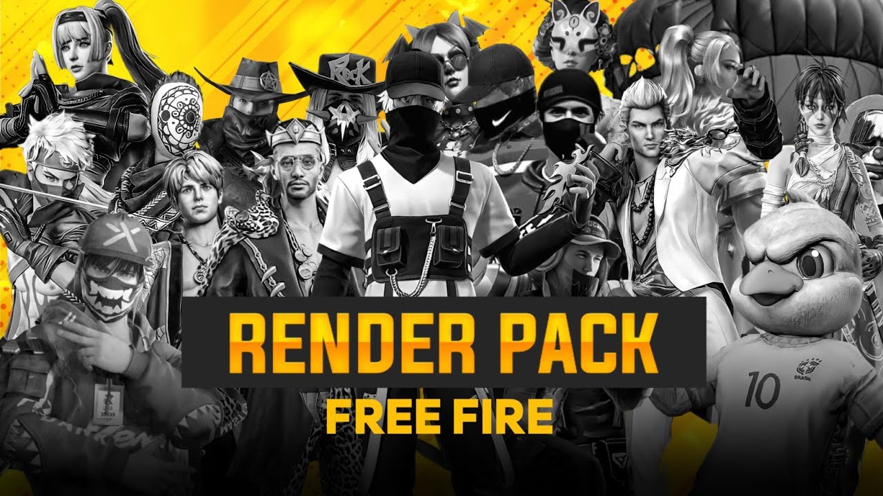 El Mejor PACK🔥DE RENDER DE FREE FIRE - Para Plantillas de Versus, Flyer ...