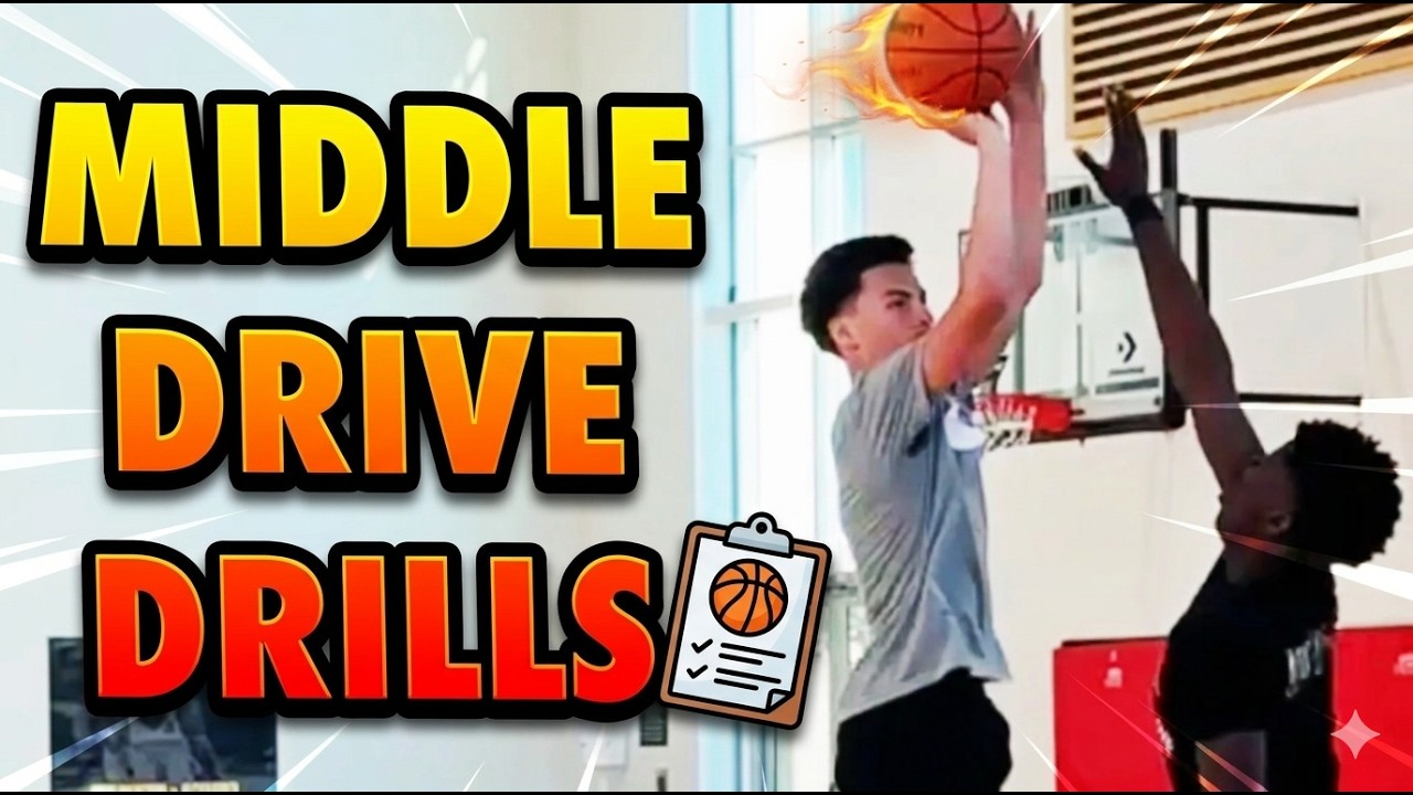 Basketball Drills For Attacking Middle In Basketball - YouTube