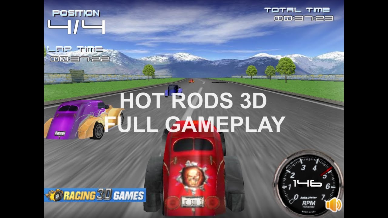 Hot Rods 3D Full Gameplay - YouTube