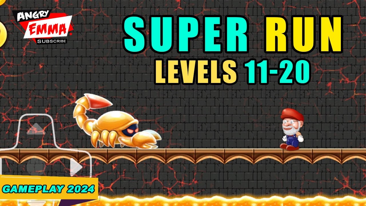 Super Run - Levels 11-20 + BOSS (Gameplay 2024) - YouTube