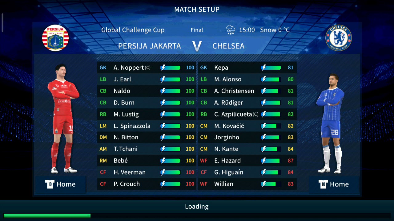 Gameplay DLS 2020 MOD Apk Persija Jakarta vs Chelsea - YouTube