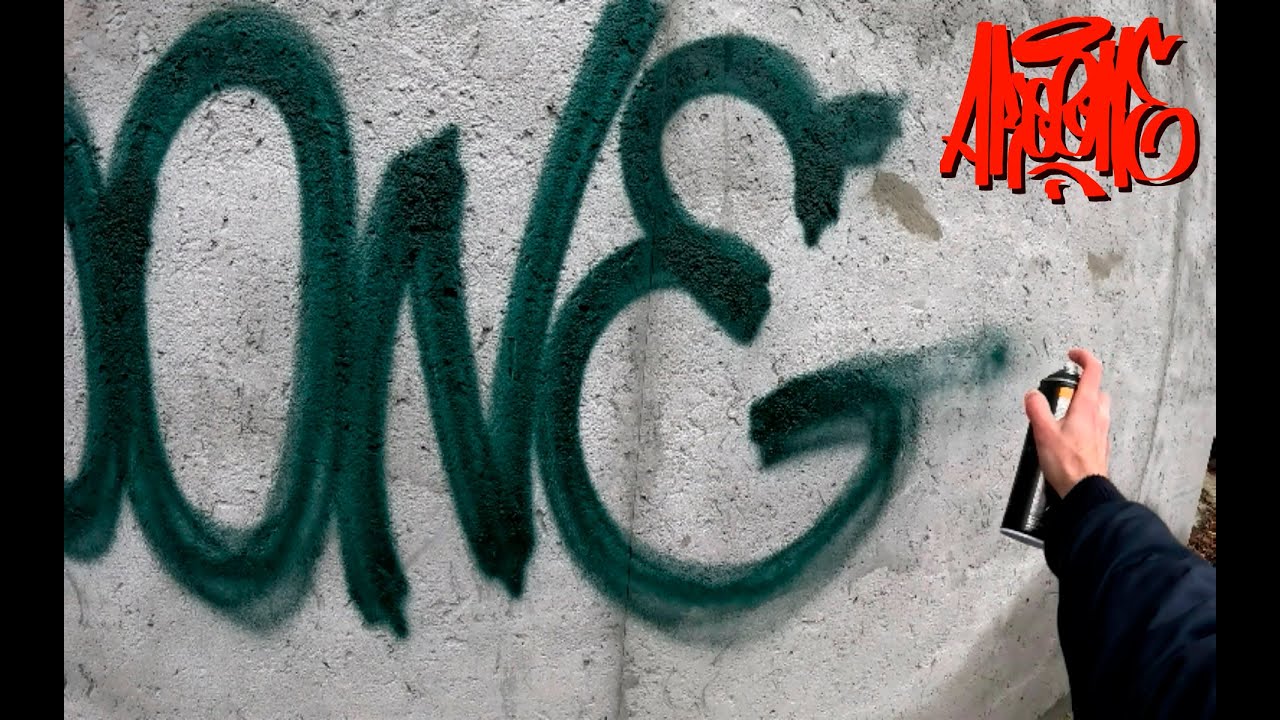 Graffiti , stickers , tagging , city street part 13 . - YouTube