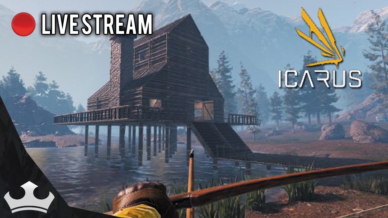 ICARUS LIVESTREAM | BUILDING BASE ON THE WATER!! - YouTube