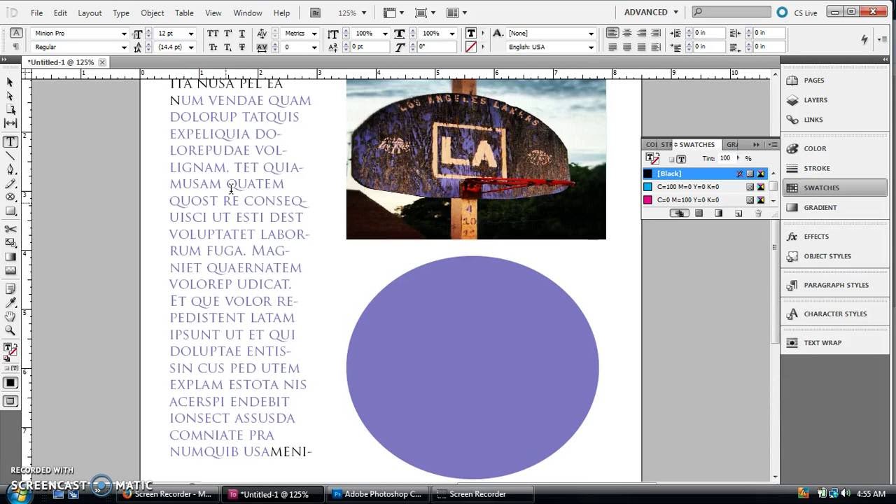 InDesign Tutorial: Format text, graphics instantly with the Eyedropper ...