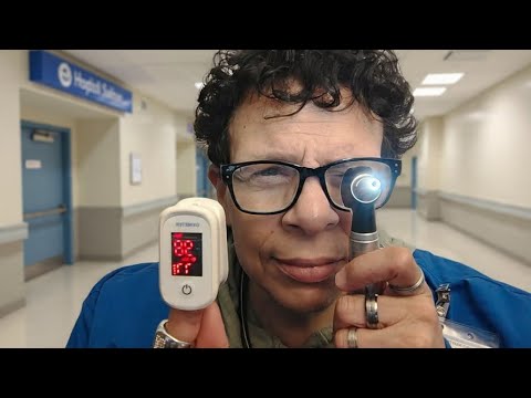 ASMR | Nurses Station 1: Nurse On Cranial Nerve Exam 🩺 - YouTube