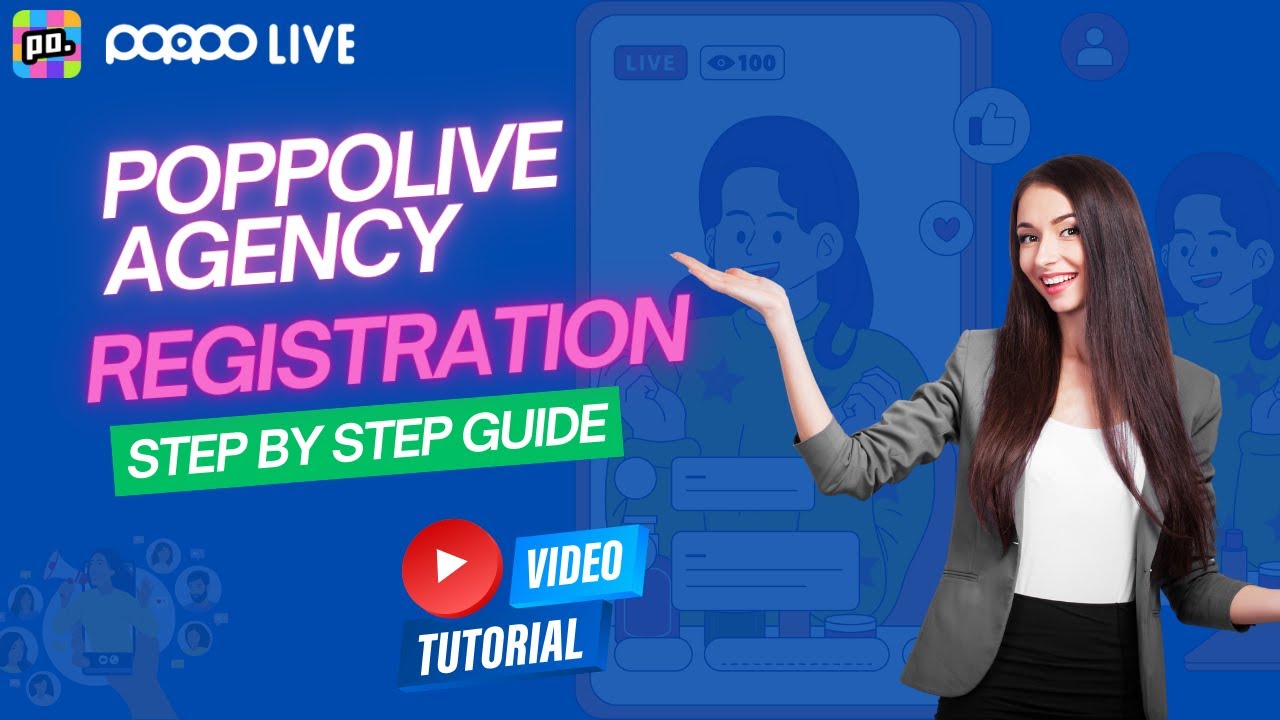 How to Register Your Agency in Poppo Live || Poppo Agent Registration ...
