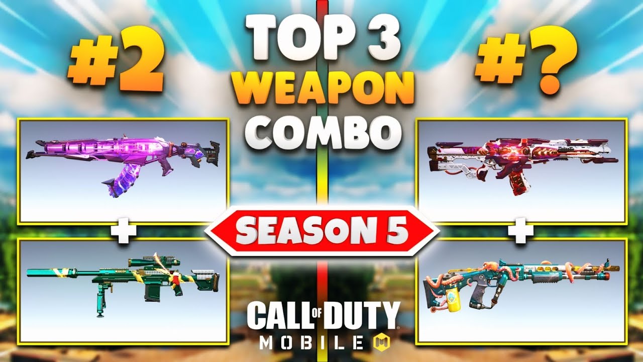 Top 3 BEST Weapon Combination In Battle Royale | COD Mobile | BEST ...