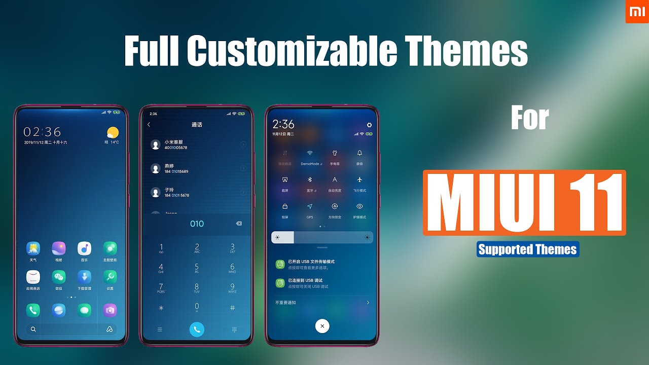 MIUI 11 : 3 most amazing full customizable miui 11 supported themes for ...