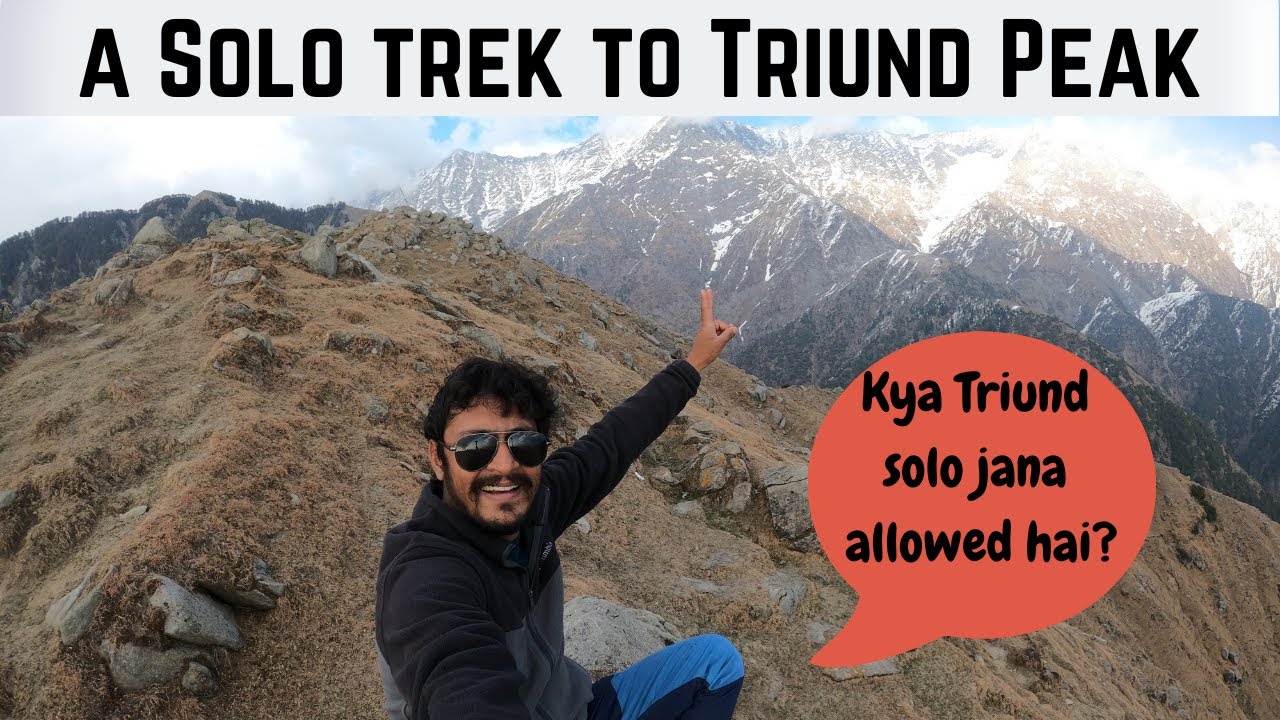A complete guide on Triund Peak solo trek - Bhagsunag waterfall route ...