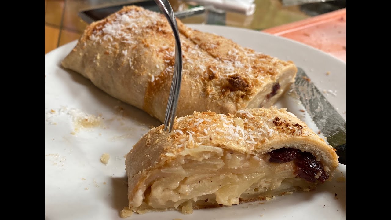 Vegan Apple Strudel Recipe 😋 😋 🤤 - YouTube