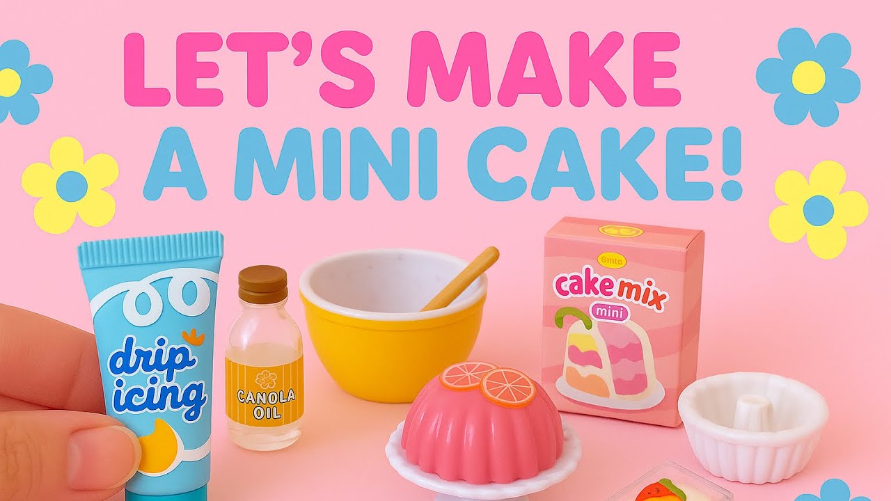 Let’s Make a Mini Cake! 🍰💖 | MGA Make It Mini Food - YouTube